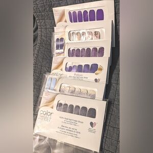 Color Street | Makeup | New Purple Color Streets Bundle Six Set Lot ...